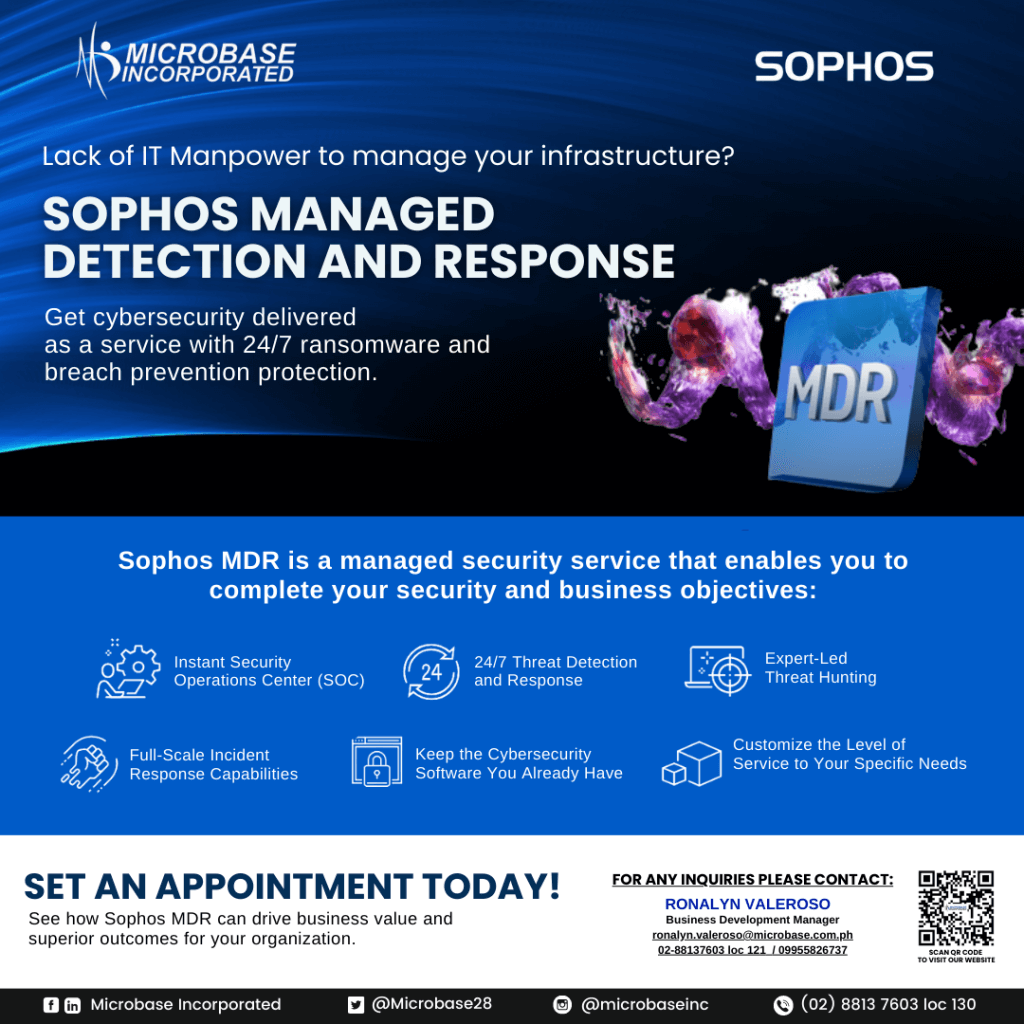 SOPHOS MDR - Microbase Inc.