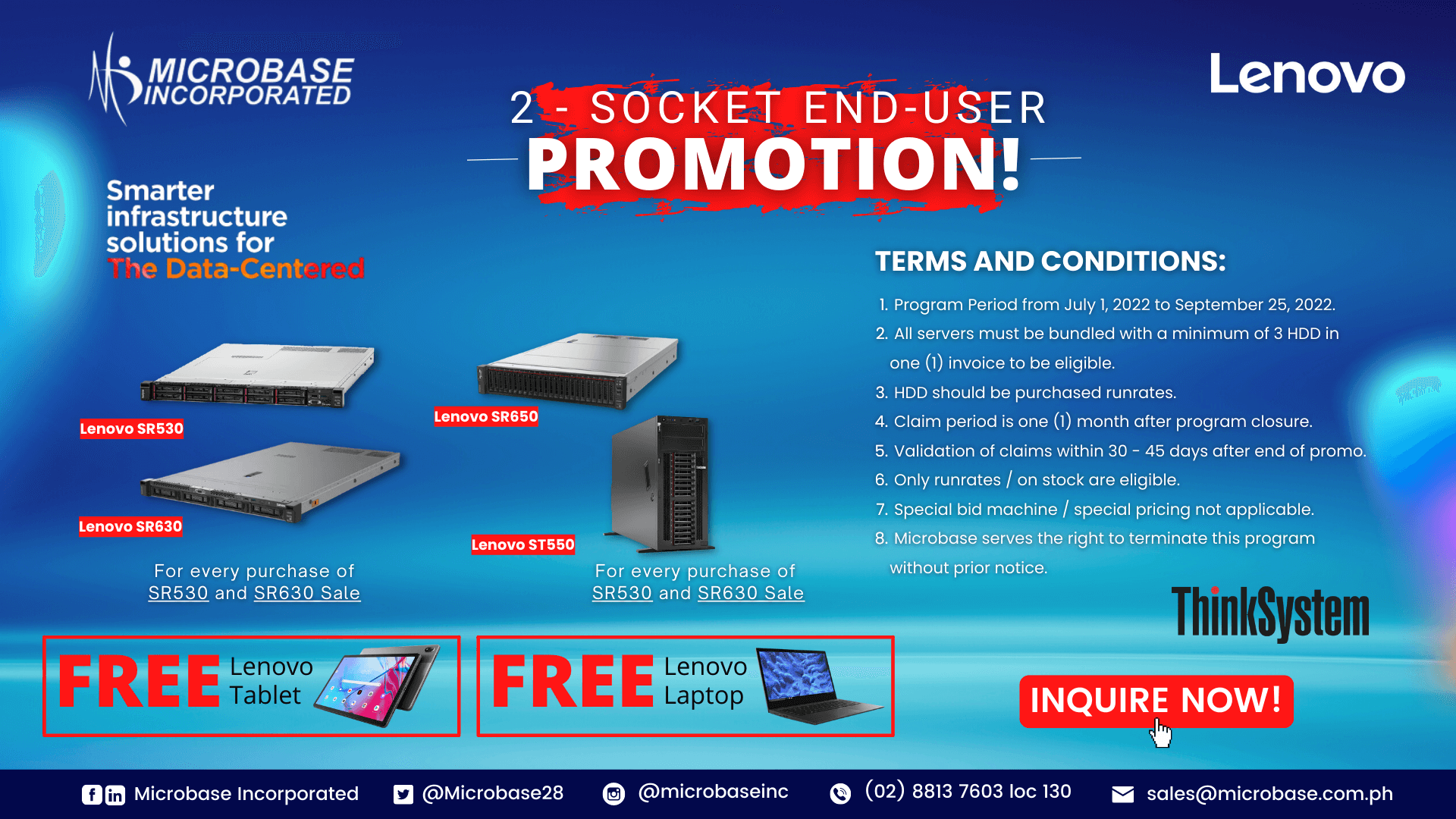 Promos - Microbase Inc.