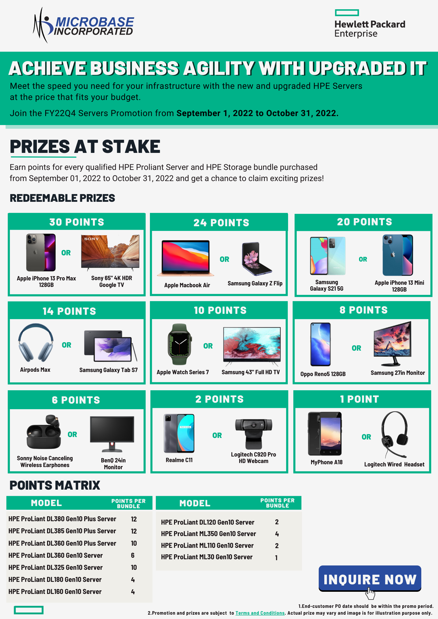 Promos - Microbase Inc.